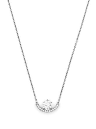 Loyal.e Paris collier en or blanc 18ct recycl&eacute; pav&eacute; de diamants - Argent