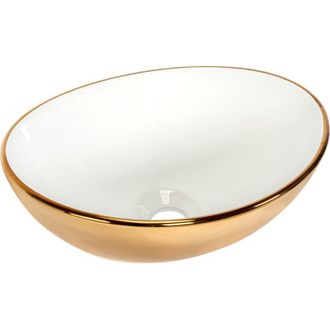 Rea Aufsatzwaschbecken Rea Ara Gold/white