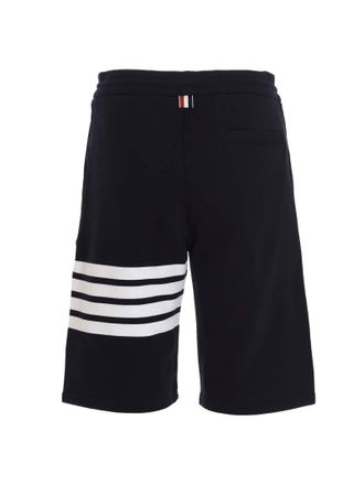 Thom Browne 4-Bar Striped Bermuda Shorts - Black