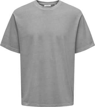 Only & Sons Herren Onsdistress RLX Ss Tee Noos, Ultimate Grey, M EU