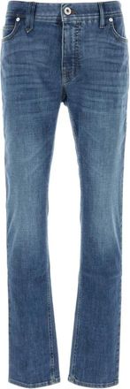 Brioni Homme, Jeans, Bleu, Taille: W36 Jeans en denim extensible
