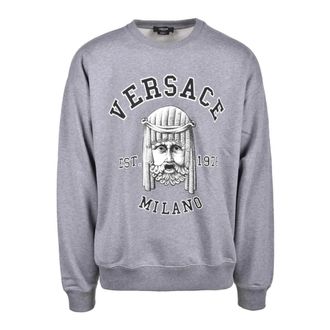Versace Felpa Sweatshirt - - Sweatshirts & Hoodies - Herren - Grau - M