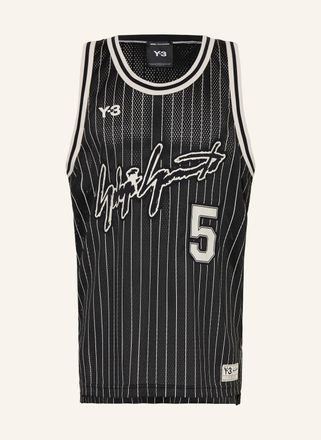 Yohji Yamamoto Tanktop Anthony Edwards Aus Mesh schwarz