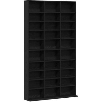 vidaXL Meuble cd Chêne noir 101 x 23 x 177.5 cm Bois dingénierie Vidaxl