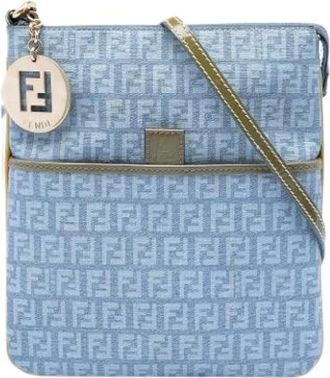 Fendi Sac bandouli&egrave;re vintage Pre-owned - Femme - Pre-owned - Bleu - Taille: ONE Size