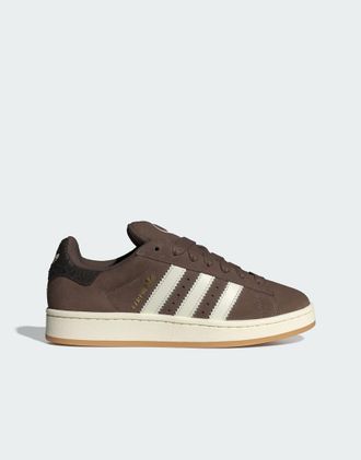 adidas Originals Campus 00s - Baskets - Marron/blanc cass&eacute;-Vert