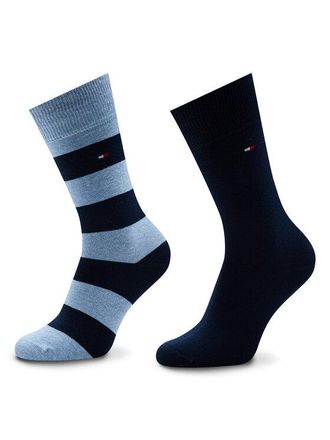 Tommy Hilfiger Lange Socken 342021001 Dunkelblau