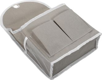 BESPORTBLE Wandhängender Aufbewahrungsbeutel aus Baumwolle und Leinen Platzsparender Organizer für Schlafzimmer Studentenwohnheim Büro Vielseitige Robuste Hänget