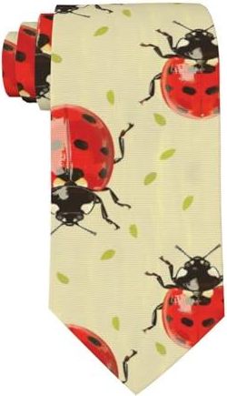 Generic Coccinelles Joyeuses Cravate Décontractée Cravates Hommes Polyvalente Cravate Homme Pour Adultes Femmes Soirée