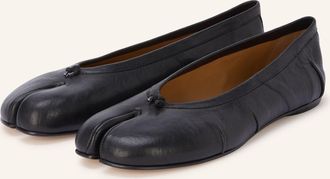 Maison Margiela Ballerinas Tabi schwarz