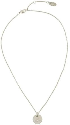 Vivienne Westwood Halskette - Lewis Pendant Platinum White - Gr. unisize - in Wei&szlig; - f&uuml;r Damen
