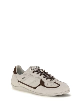 Alohas Leather Low-Top Sneakers - Beige