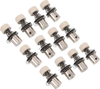 Aboofan 12 St&uuml;ck N&auml;hzubeh&ouml;r Metall Fadenklemme Fadenspannungsregler f&uuml;r Flachn&auml;hmaschinen Universell Kompatibel zur Reparatur und Verbesserung der Stichqualit