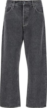 A Gold E Homme, Jeans, Gris, Taille: W33 Jean Gris en Coton Vintage &agrave; Cinq Poches