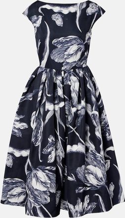 Erdem Midikleid aus Faille
