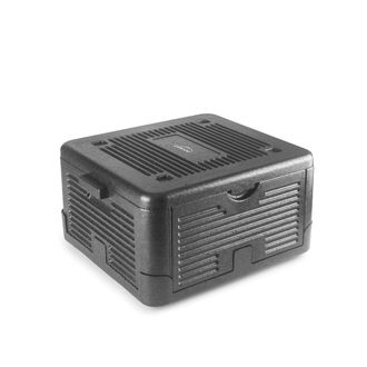 Lacor 66064 - Thermobox, hergestellt aus EPP, hält Lebensmittel kalt oder warm, leicht, robust und isolierend, wasserdicht, vollständig faltbar, 18 l, Schwa