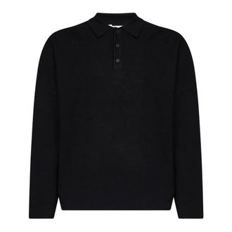 Hev&ograve; Pullover-Polohemd - - Tops - Herren - Schwarzk - M