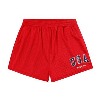 Sporty & Rich Damen, Shorts, Rot, XSGr&ouml;&szlig;e