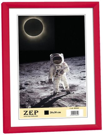 ZEP KR11 Fotorahmen, Harz, 21 x 29, 7 Format A4 Collection Basic Kunstharz, Glas rot 33 x 24, 2 x 1, 8 cm