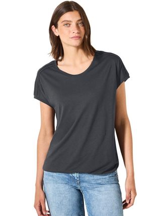 Cecil Damen Shirt in Unifarbe