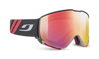 Julbo Quickshift OTG Skimaske, Erwachsene, Unisex, Schwarz/Rot, XL