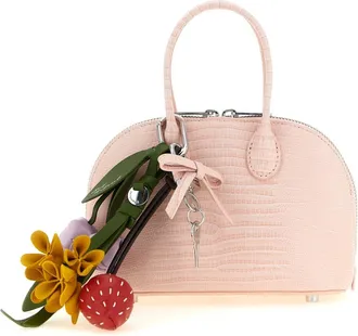 Self Portrait Femme, Sacs, Rose, Taille: ONE Size Mini Sac en Cuir Gaufr&eacute;