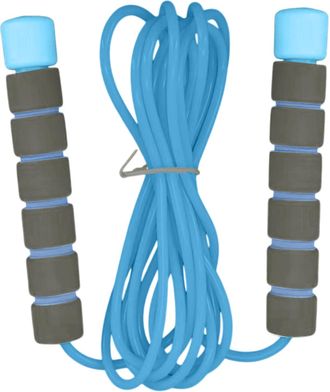 Generico Springseil f&uuml;r Kinder | Springseil mit Knotengewichten - leichtes Seil mit rutschfestem Griff f&uuml;r die Fitness zu Hause von Kindern und Erwachsenen