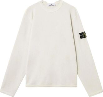 Stone Island Homme, Pulls, Blanc, Taille: M Pulls &agrave; col rond
