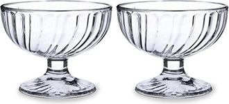 Luminarc Sorbet 10028 Eisschale aus Glas, 380 ml, transparent, 2 Stück