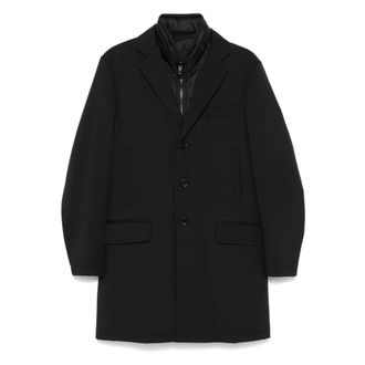 Fay Double Coat - - Coats - Herren - Schwarzk - S