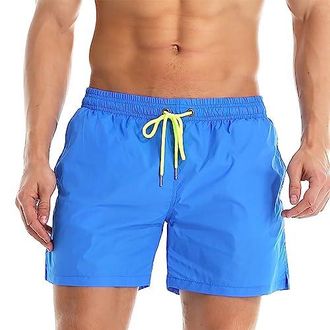 Generic Short de plage pour homme - Grande taille - Loisirs - Couleur - Sport - Dinosaure - Solide - &Eacute;t&eacute; - Plage pour homme - Pantalon de vacances - Coupe r&eacute;g