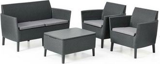 Keter Lounge-Set 2-Sitzer salemo Graphit - Keter