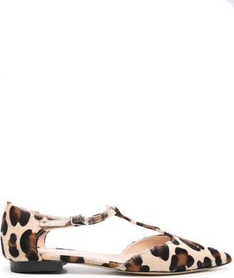 P.A.R.O.S.H. Animalier Ballerinas - Nude