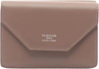 Balenciaga Portefeuille &agrave; trois volets Pre-owned Envelope en cuir - Femme - Pre-owned - Brun - Taille: ONE Size