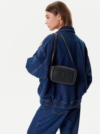 Calvin Klein Handtasche Bold Ck Camera Bag LV04F3220G Schwarz