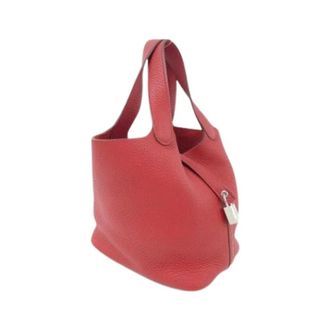 Herm&egrave;s Sac seau vintage Pre-owned - Femme - Pre-owned - Rouge - Taille: ONE Size