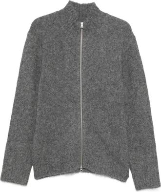Samsøe & Samsøe cardigan à fermeture zippée - Gris