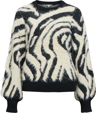 Object Objhollow L/S Re Knit Pullover Noos