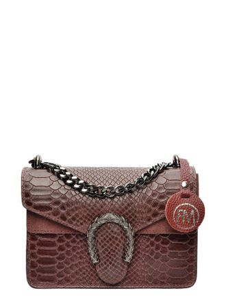 Roberta M Weinfarbe Rindsledertasche
