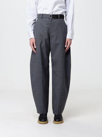 sacai Pantalon de tailleur large &agrave; taille haute en m&eacute;lange de laine