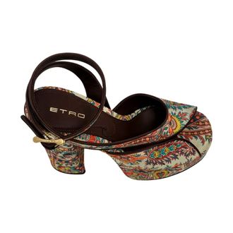 Etro Femme, Chaussures, Multicolore, Taille: 41 EU Sandales &agrave; Talons Hauts