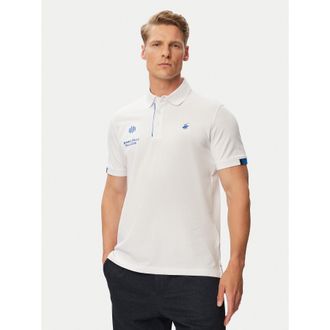 Beverly Hills Polo Club Poloshirt P-SS26M-P2770 Wei&szlig; Regular Fit
