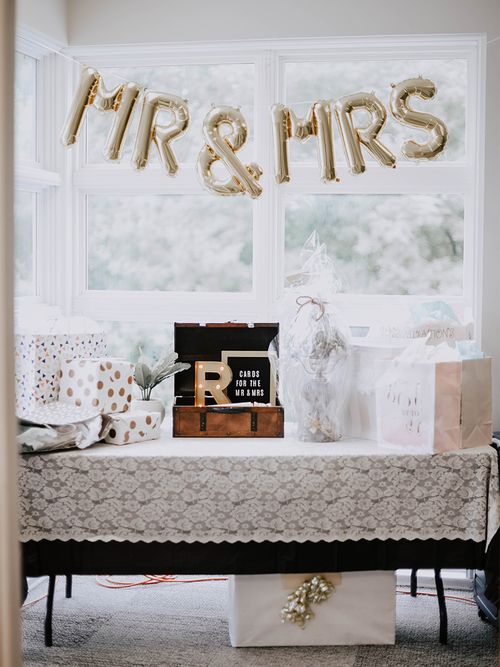 table cadeaux mariés