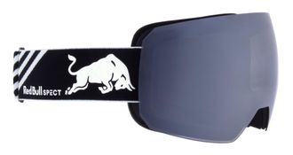 Red Bull Spect Eyewear Herren CHUTE-02 Ski Goggle, Black/Smoke with Silver Mirror, L
