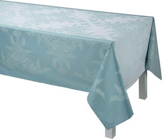 Le Jacquard Français LJF 25120 Beschichtete Tischdecke Syracuse Aqua 150X260 Cm