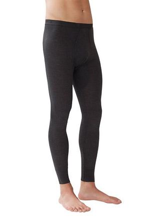 Zimmerli Herren Lange Unterhose grau Seidenmix unifarben