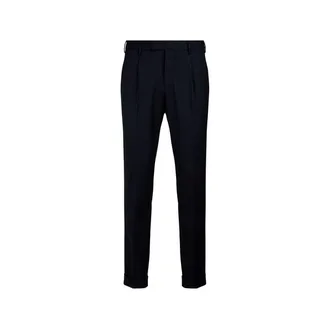 PT01 Pantalon slim en laine m&eacute;lang&eacute;e