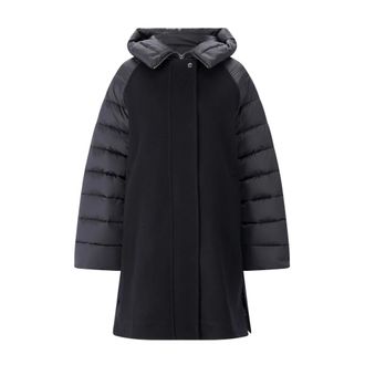 Moorer Mittellanger Mantel - - Coats - Damen - Schwarzk - S