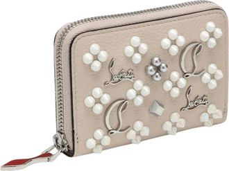 Christian Louboutin Femme, Accessoires, Beige, Taille: ONE Size Porte-monnaie Panettone