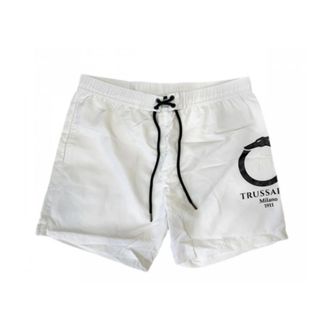 Trussardi Herren Logo Milano 1911 Lux Kost&uuml;m - - Swimwear - Herren - Wei&szlig; - XL